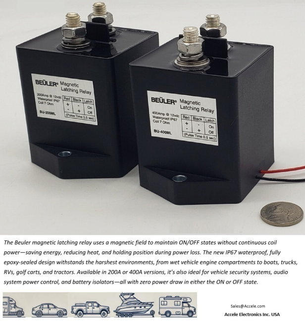 MAGNETIC LATCHING RELAY 400 AMP – Board Relays